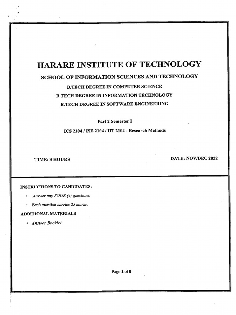 ICS 2104 Nov 2022 | PDF