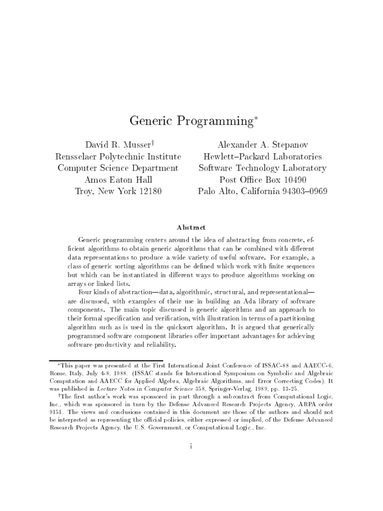 Gen Prog | PDF | Control Flow | Algorithms