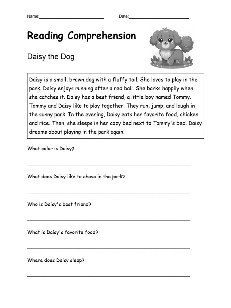 Daisy the Dog | PDF