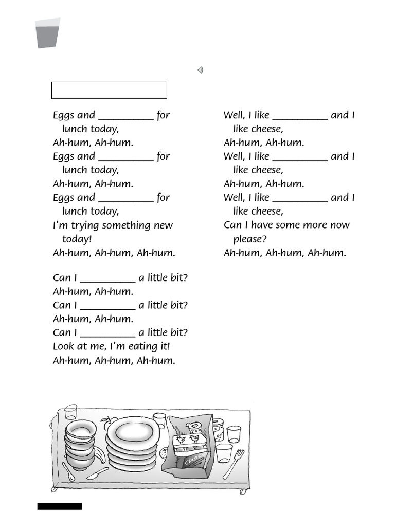 IE 2-sing along worksheet-_unit_6_eggs | PDF