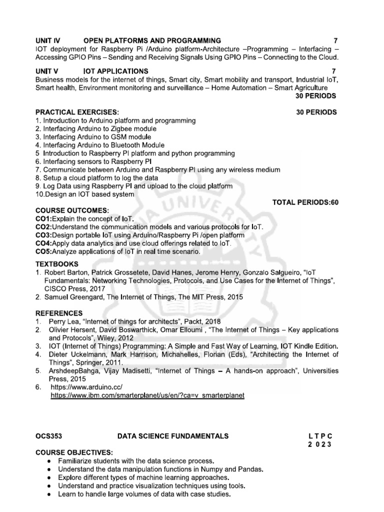 Data Science Syllabus | PDF