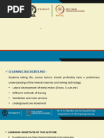 Sublevel Open Stoping Method | PDF | Mining