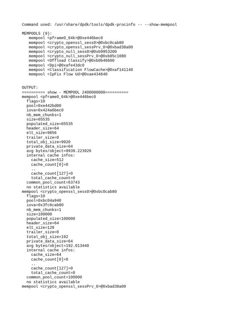 mem_pool_data | PDF | Computing | Computer Data
