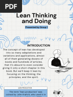 Lean Thinking PDF | PDF | Lean Manufacturing | Innovation