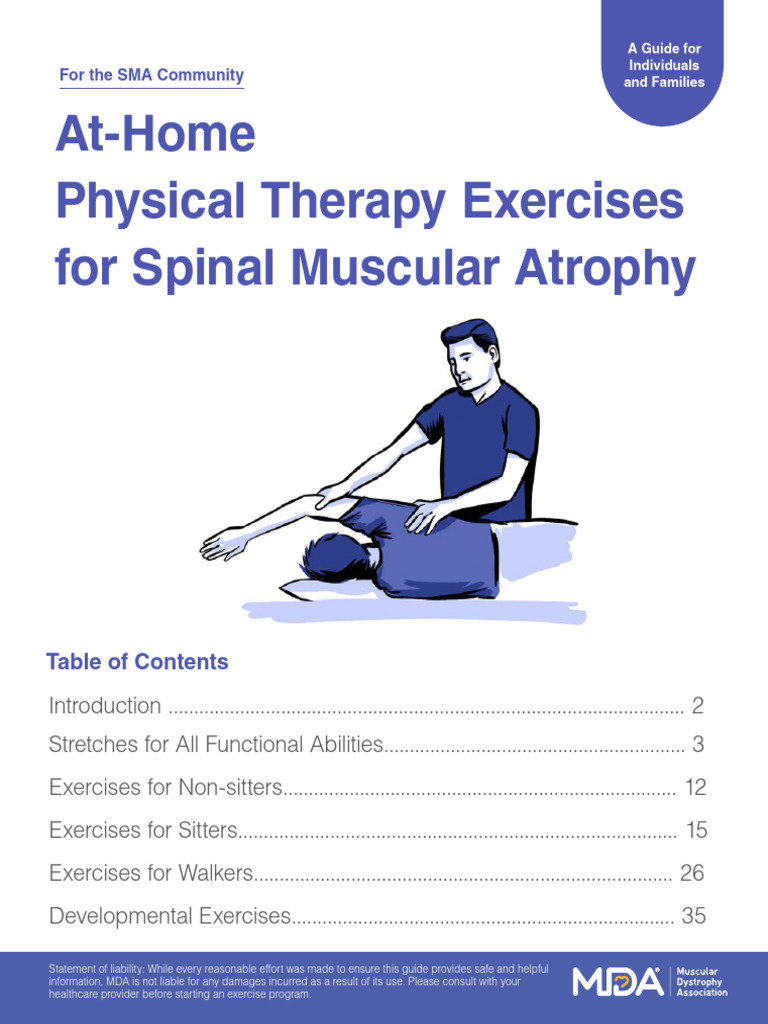 At Home Physical Therapy Exercises For SMA | PDF | Anatomical Terms Of ...