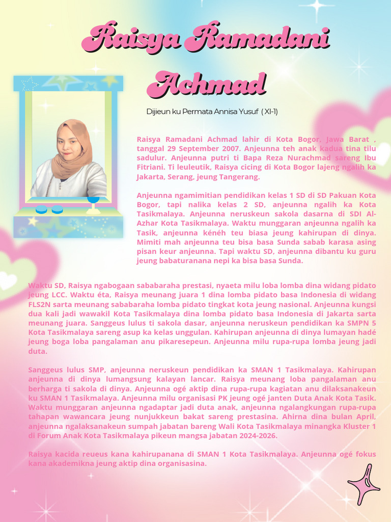 Biografi Raisya Ramadani Achmad (34) | PDF