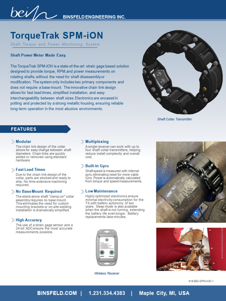 Shaft Power Monitoring Simplified | PDF | Gyroscope | Electrical Engineering