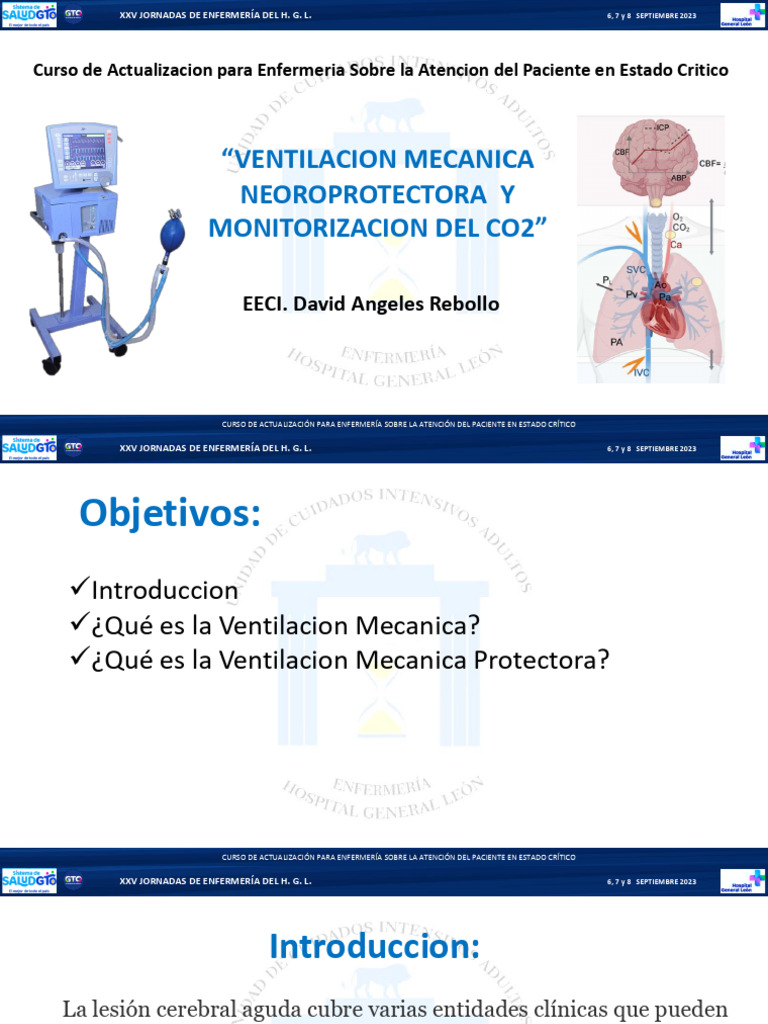 Ventilacion Neuriprotectora y Monitoreo Co2 2023 | PDF | Oxígeno | Medicina CLINICA