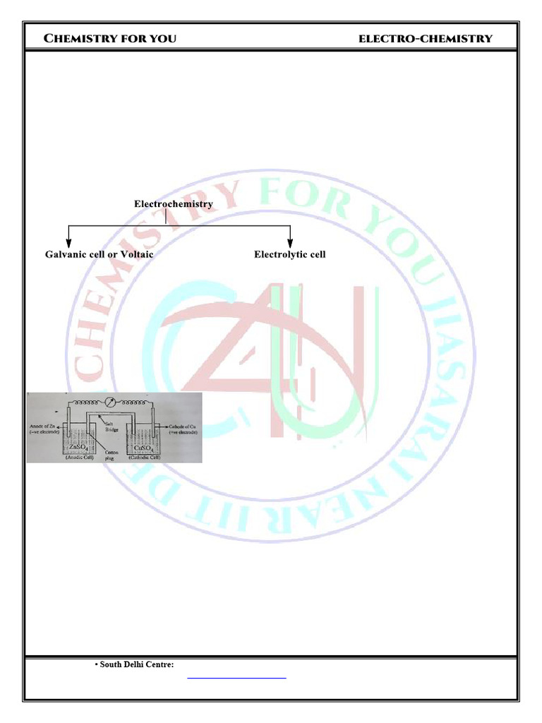 016 Electrochemistry Pdf 0 Pdf Electrochemistry Redox