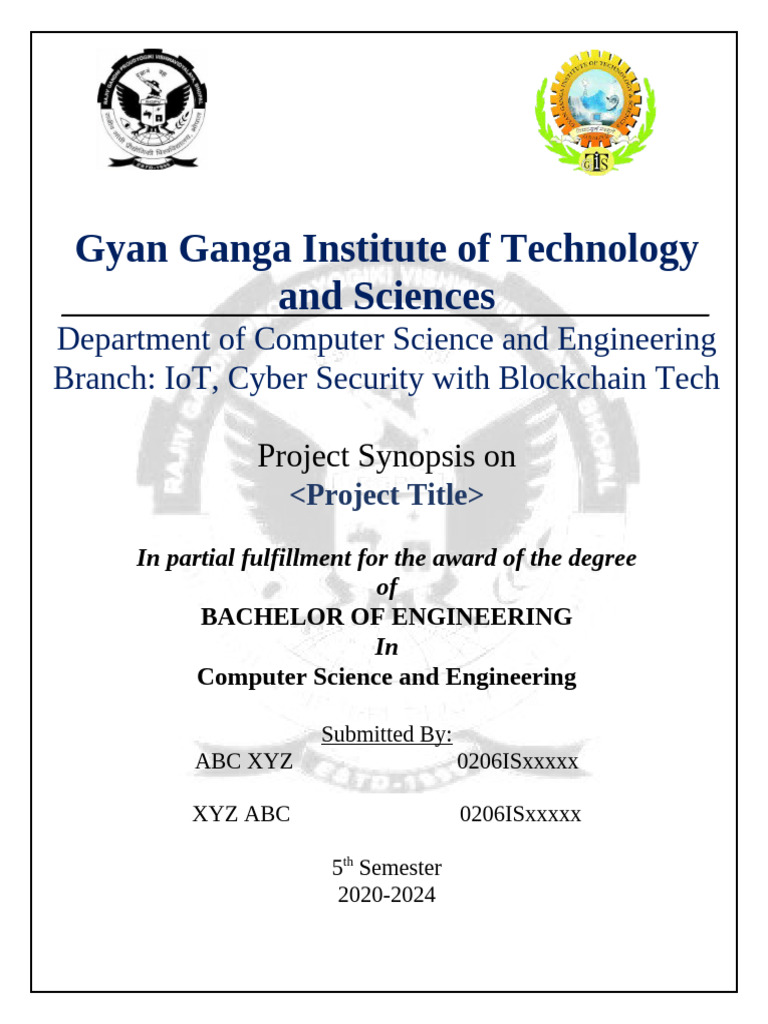 Minor Project Report Format | PDF