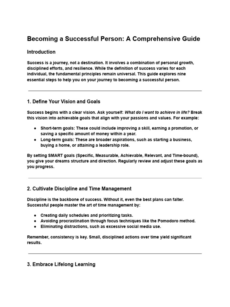 Become Successful Session 2 | PDF | Goal | Time Management