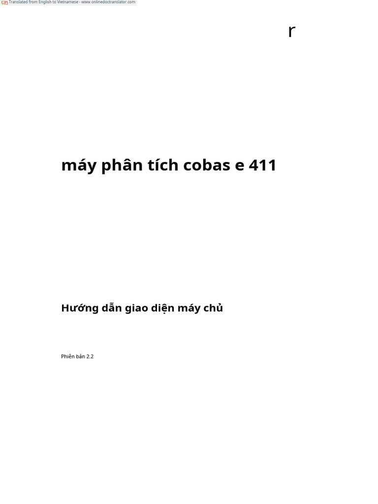 Host Interface E411.en - VI | PDF