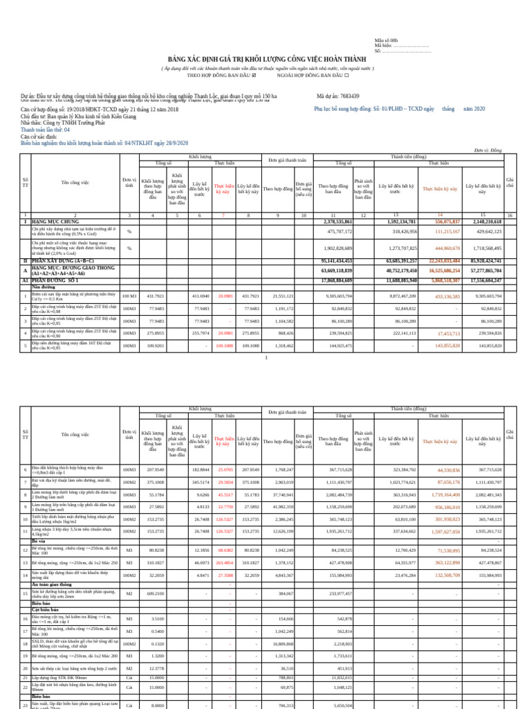 01 Dot 5 Thanhloc - Theo Hopdong in Sua | PDF