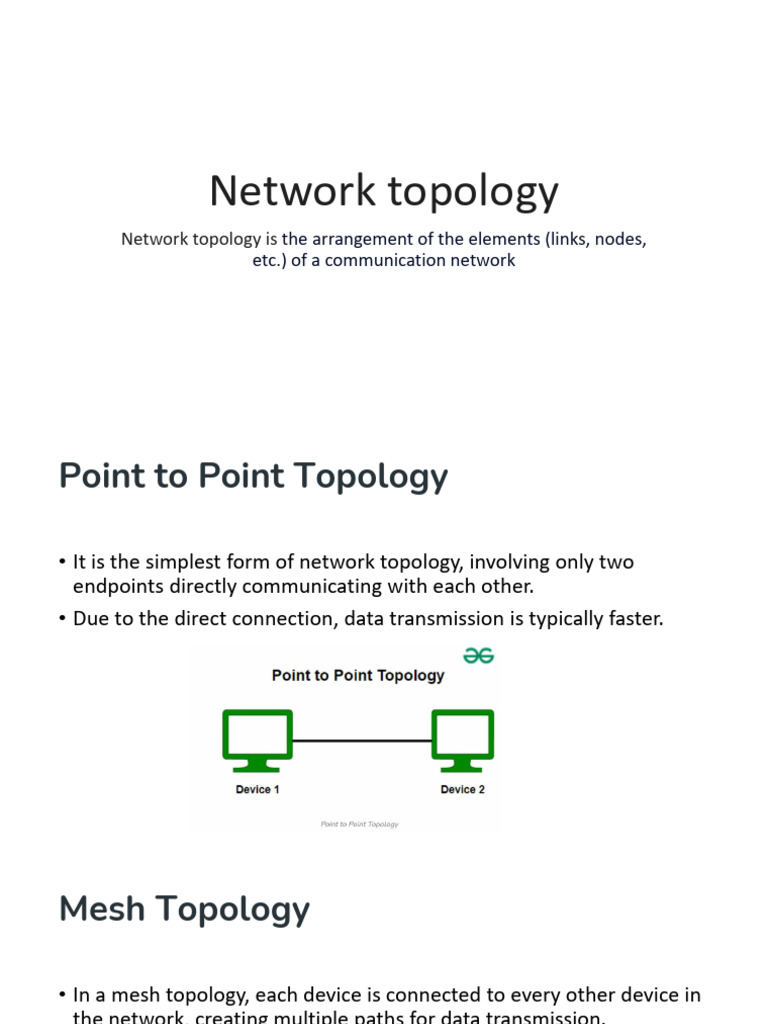 Network topology | PDF | Network Topology | Computer Network