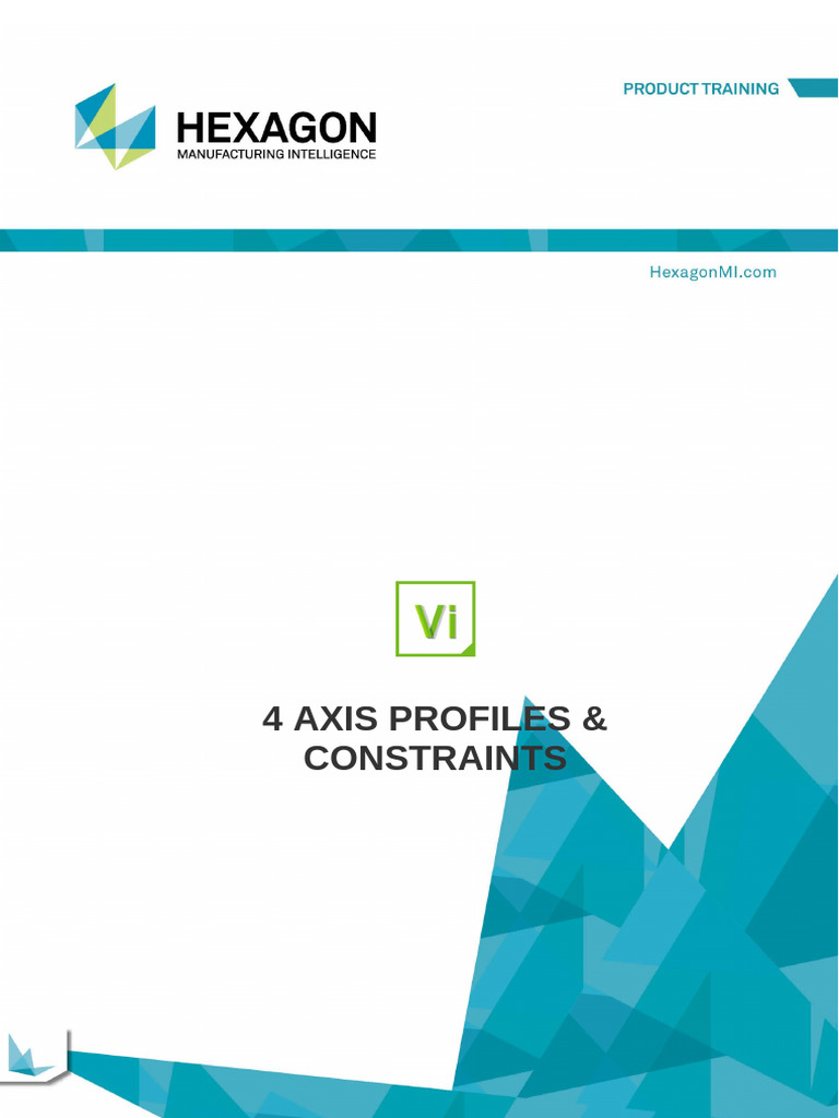 Axis Profiles & Constraints | PDF | Copyright | Menu (Computing)