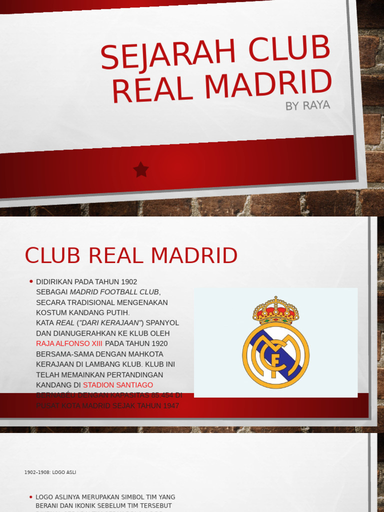 Sejarah Club Real Madrid | PDF