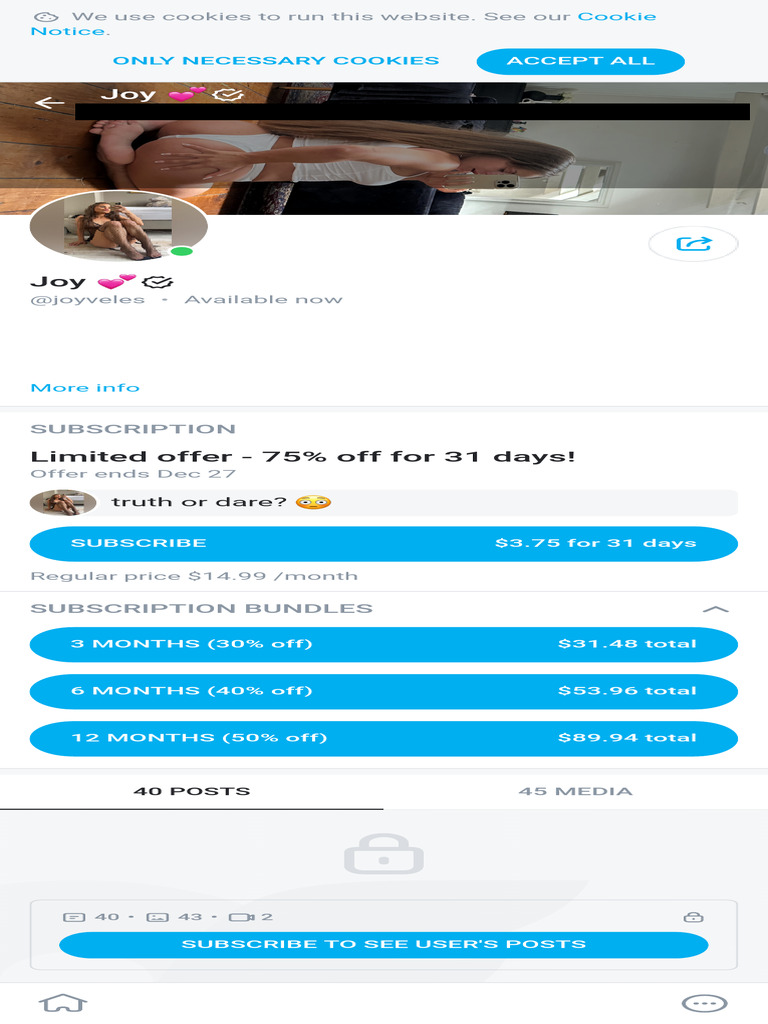 Joy ? OnlyFans | PDF