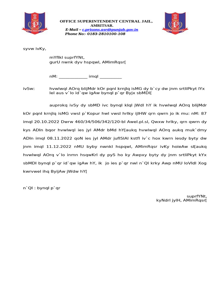Forwarding letter | PDF