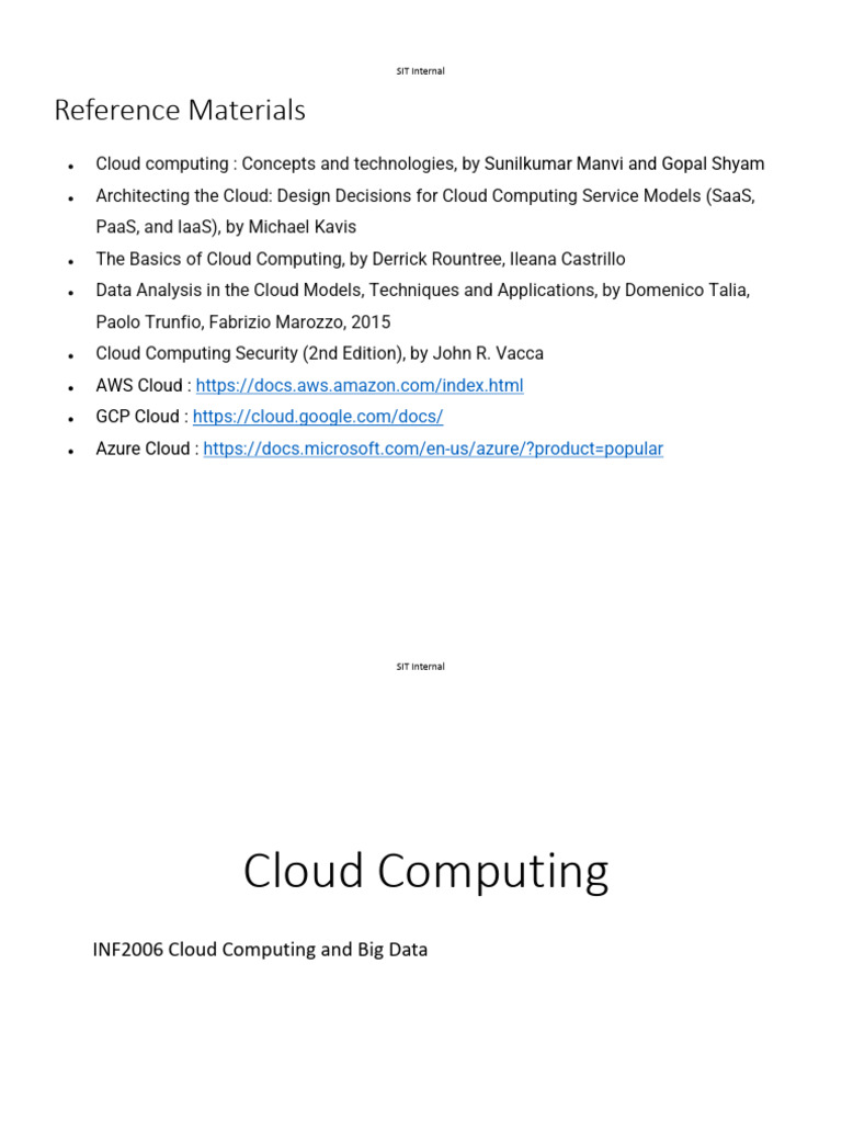 Cloud Computing Reference Guide | PDF | Cloud Computing | Virtualization
