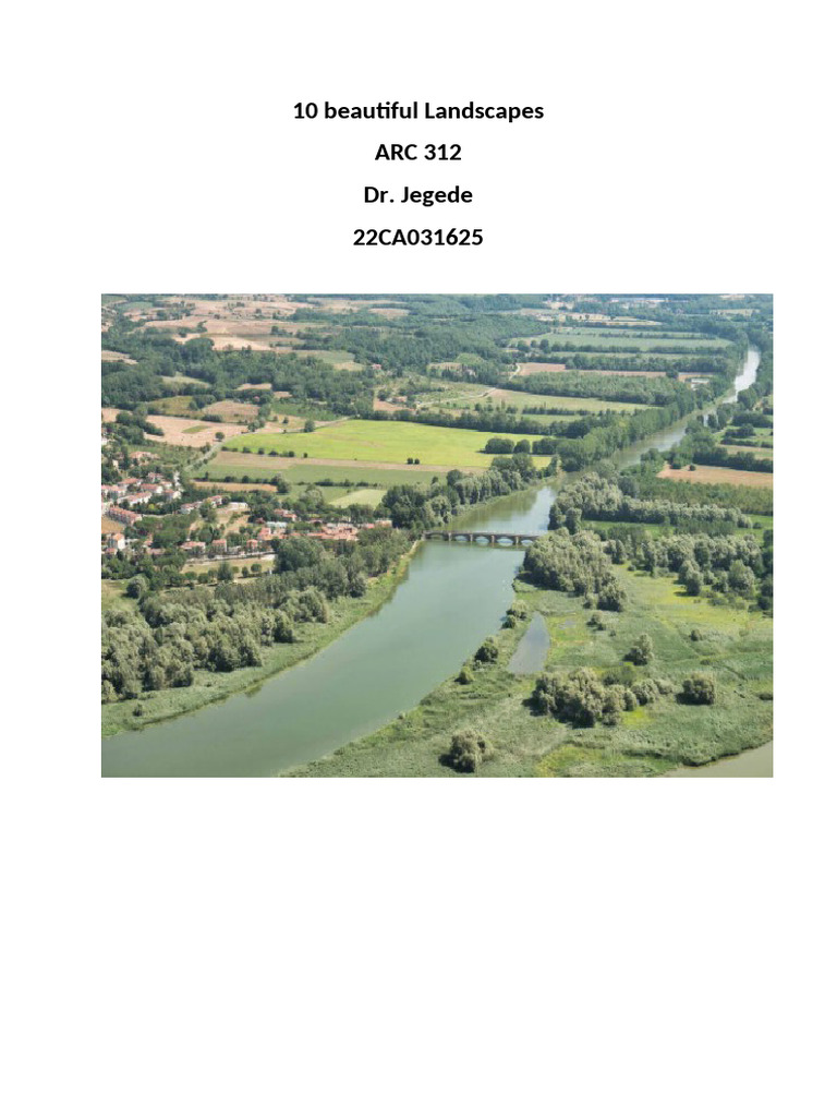 10 Beautiful Landscapes | PDF