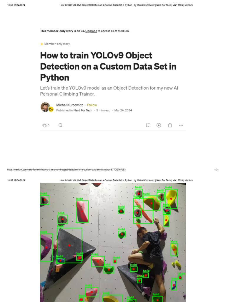 How To Train Yolov9 Object Detection On A Custom Data Set In Python