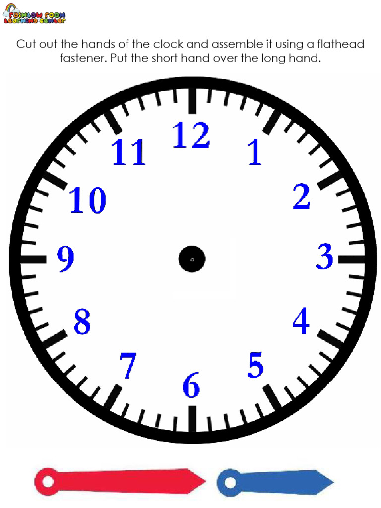 Clock Template | PDF