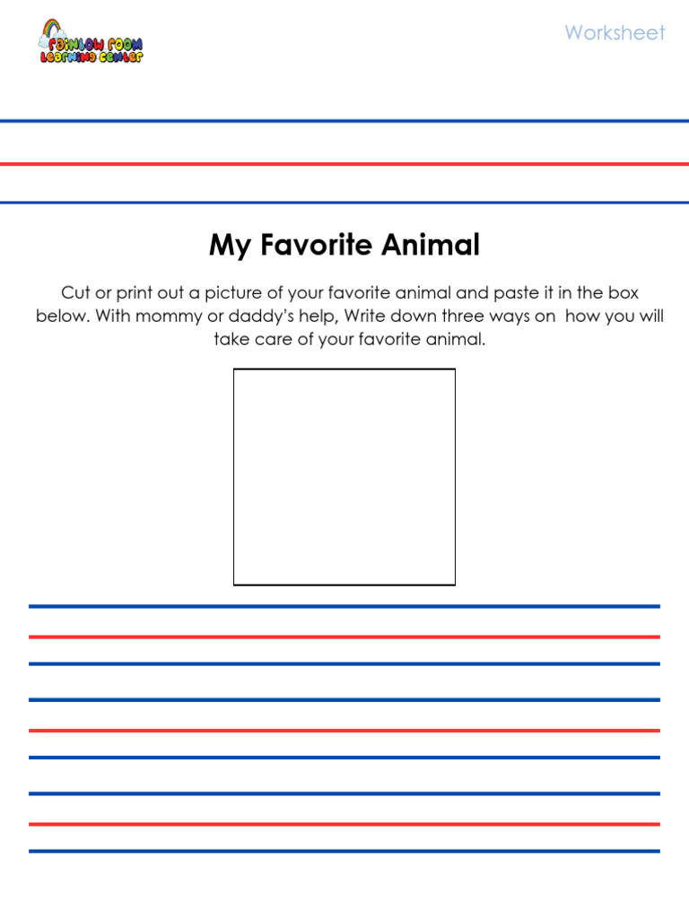Special Proj-Favorite Animal | PDF