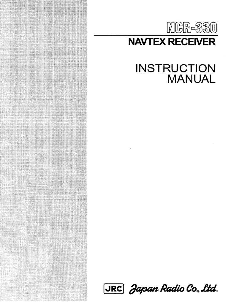 NCR 330 Instruction | PDF
