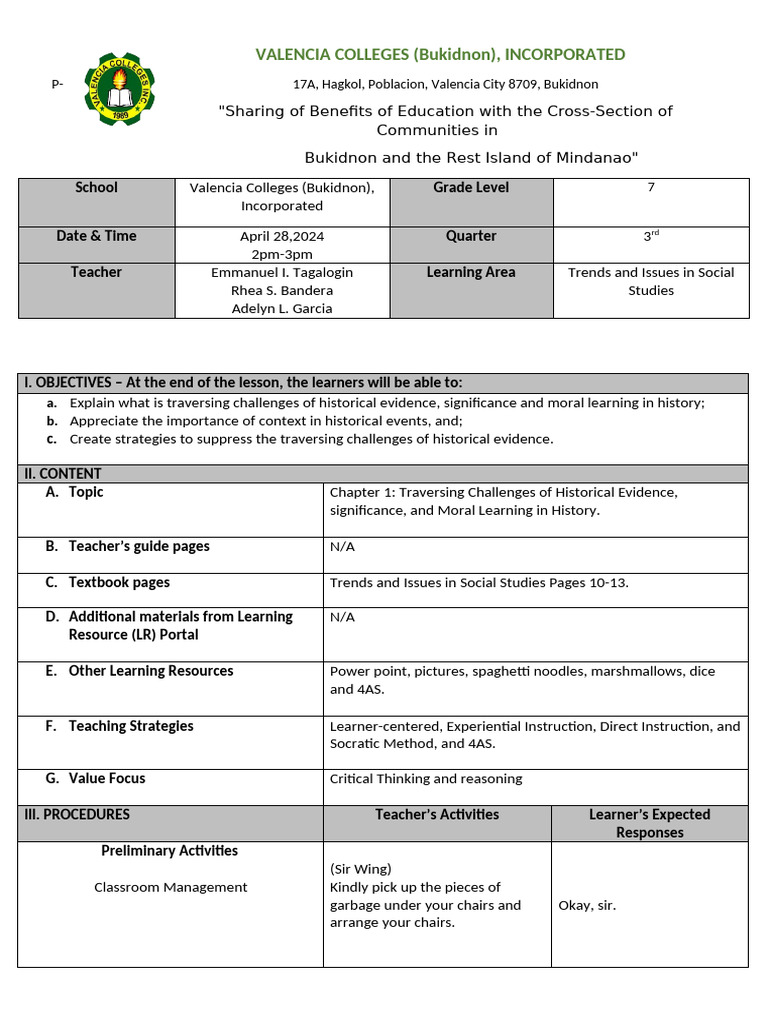 Tagalogin, et al 4AS DLP | PDF | Bias | Learning