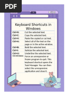 List of Commonly Used Keyboard Shortcuts For VA | PDF