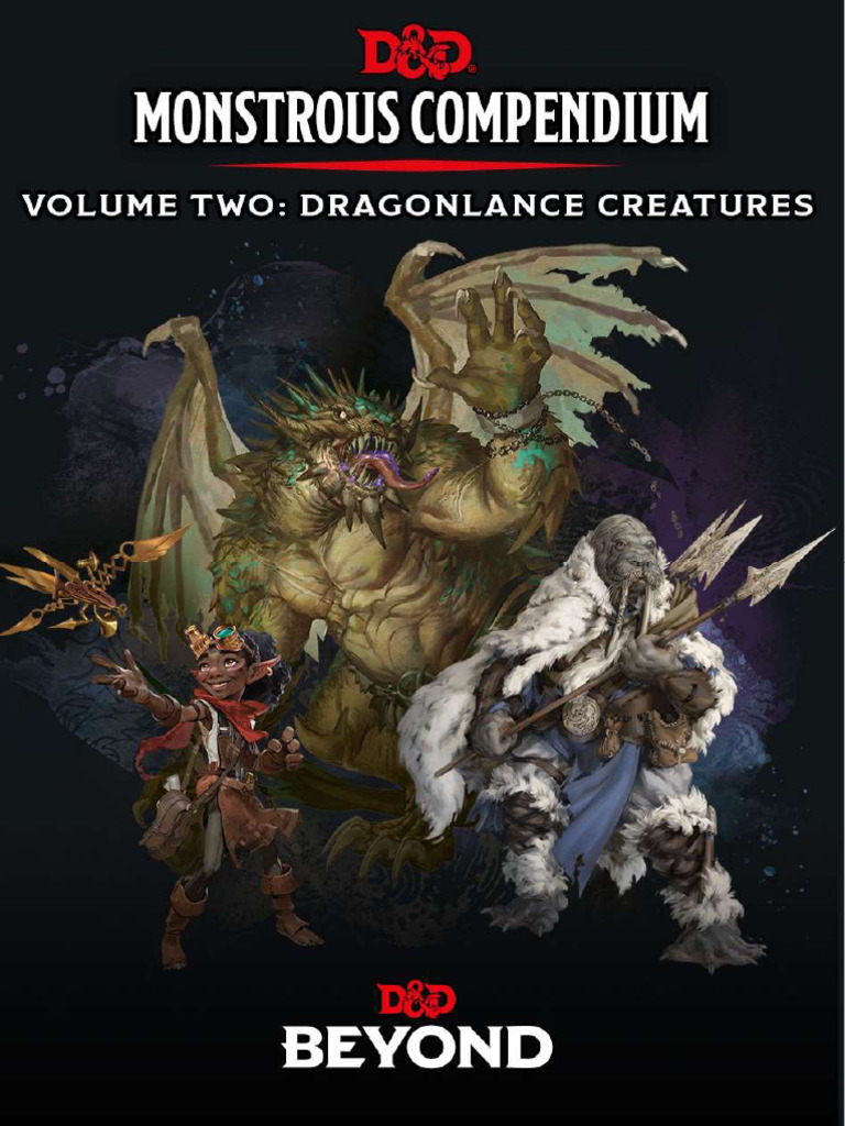 Monstrous Compendium Volume 2 - Dragonlance | PDF | Dragonlance | Dungeons & Dragons