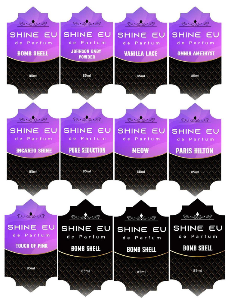 Perfume Editable | PDF