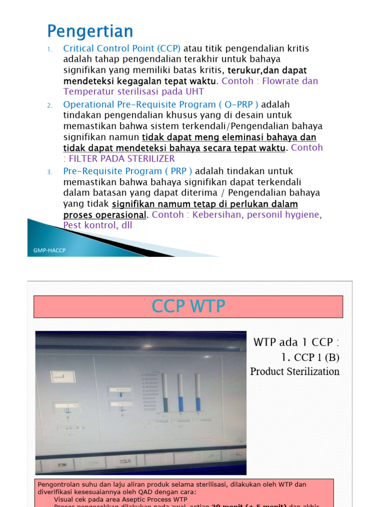 Materi GMP Haccp | PDF