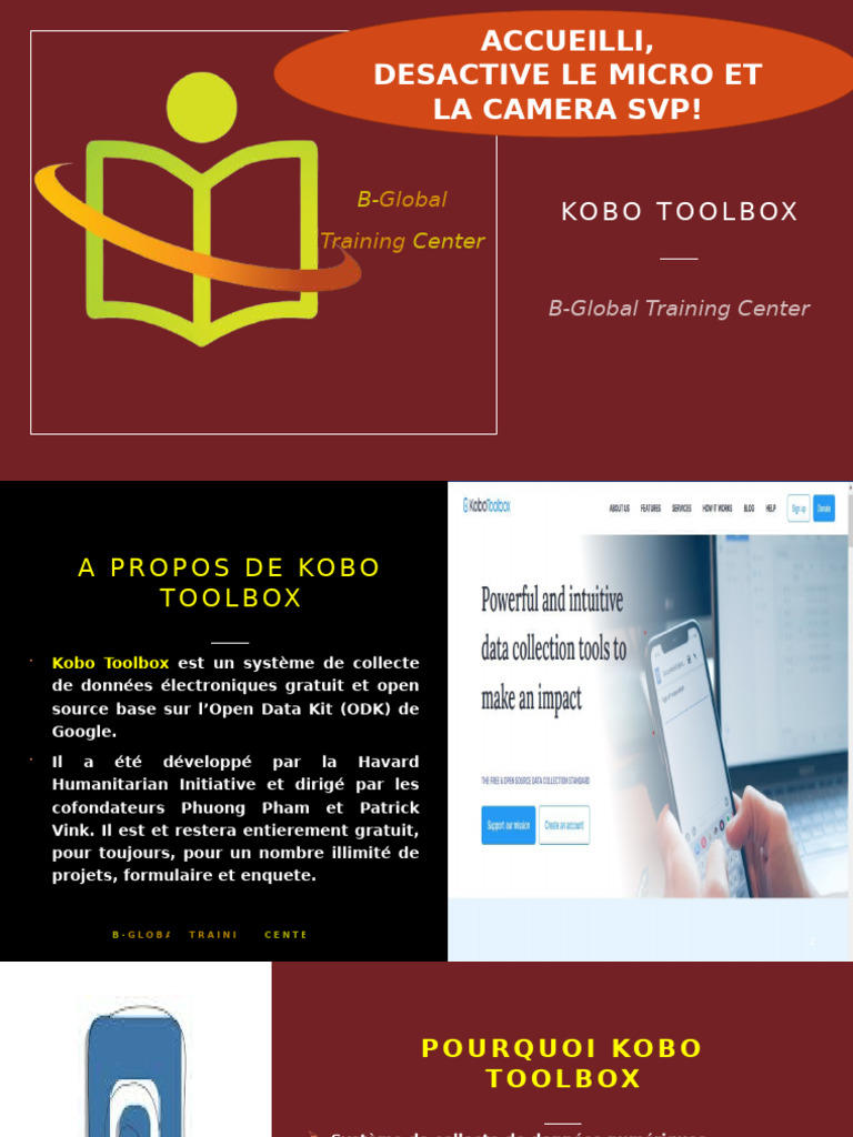 Guide d'utilisation de Kobo Toolbox | PDF | jeu de Google | Application