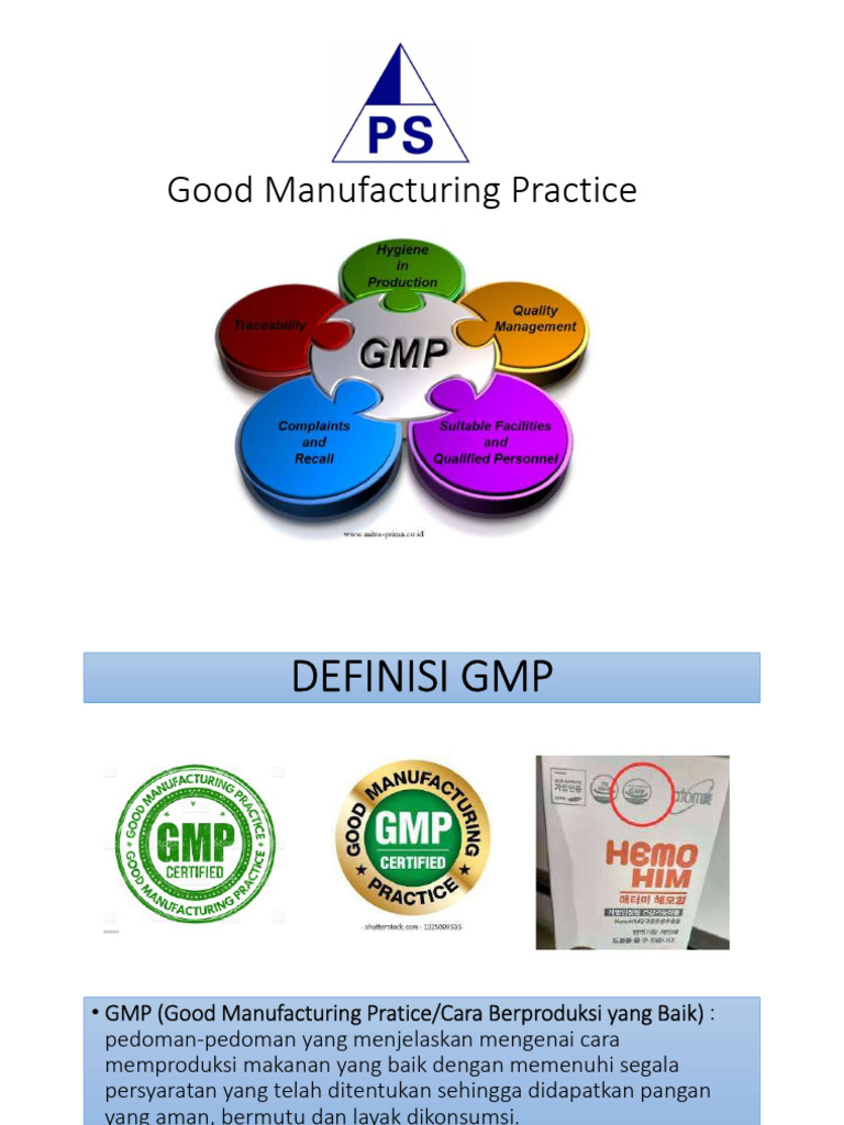 Materi GMP Haccp 5 2023 | PDF