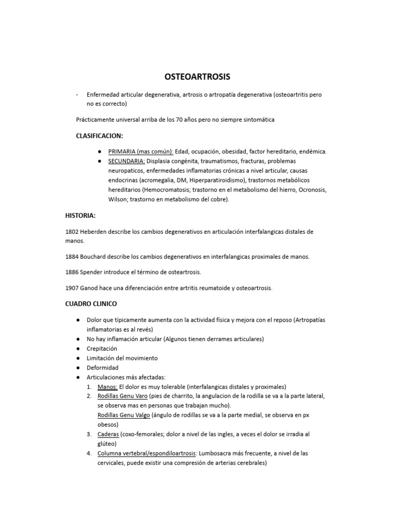 Abrir GUIA REUMA - Docx (1) 4 | PDF | Osteoartritis | Gota