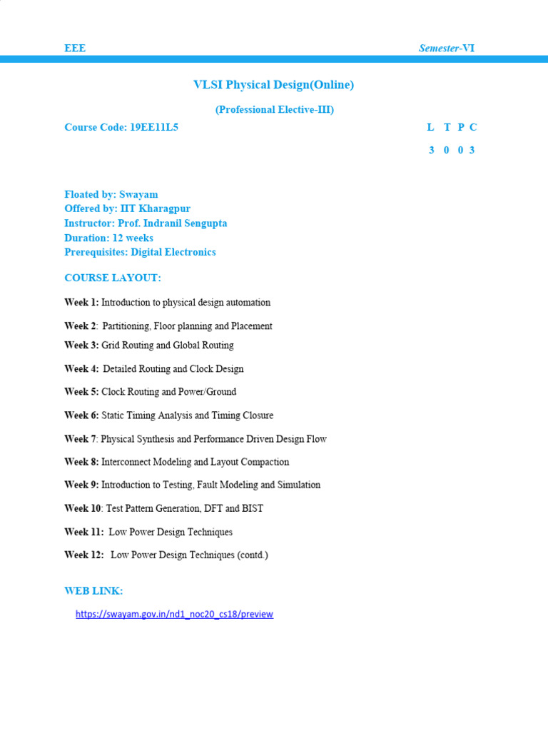 VLSI Physical Design | PDF