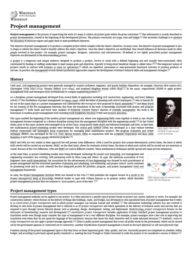 Project Management Essentials | PDF | Project Management | Audit