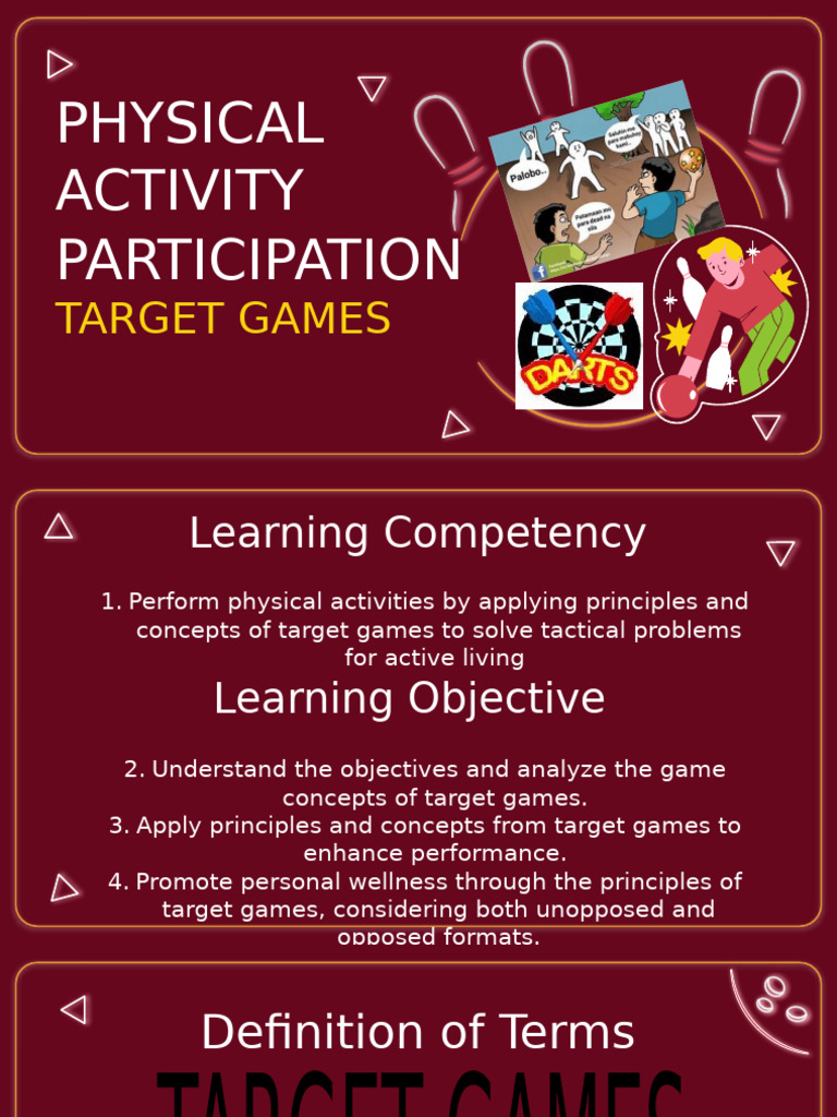 Target Games for Active Living | PDF | Concept | Cognition