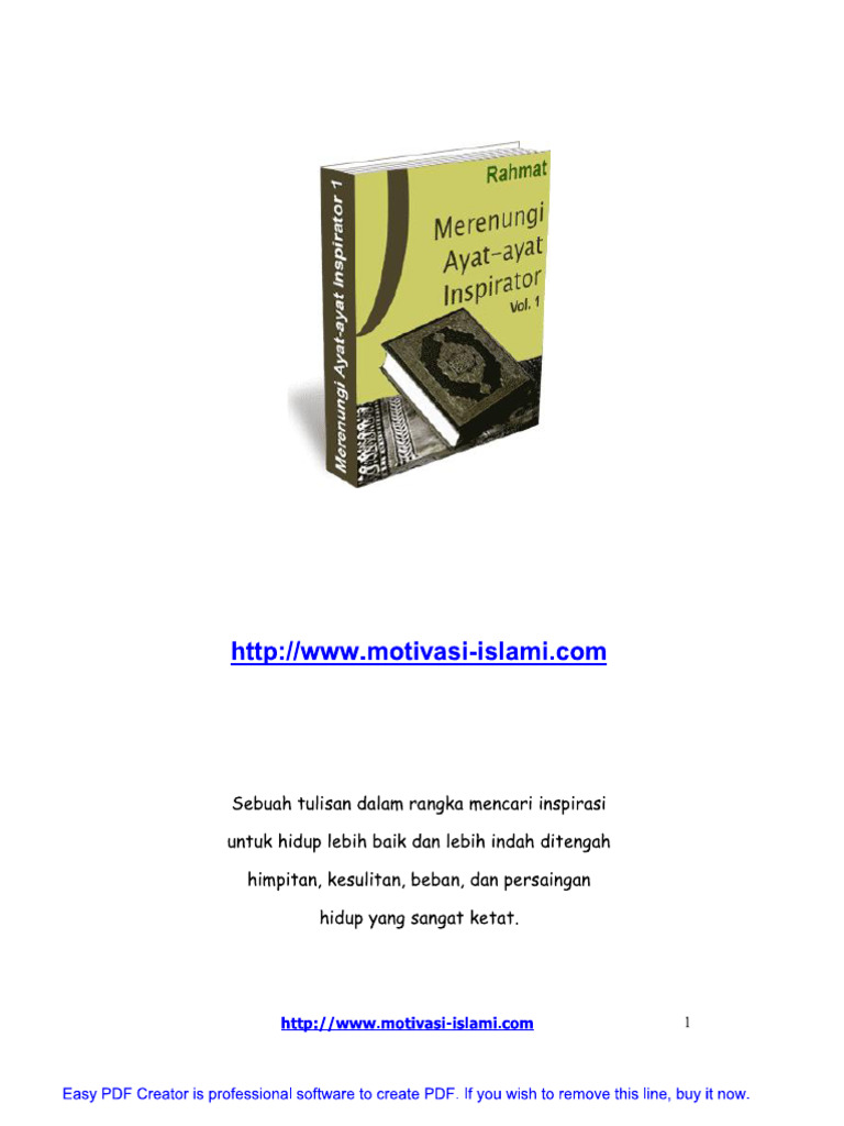 Renungan Ayat-Ayat Inspirator - 1 | PDF