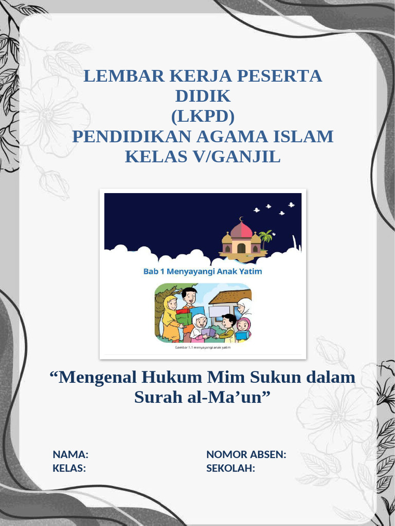 LKPD Mim Sukun | PDF