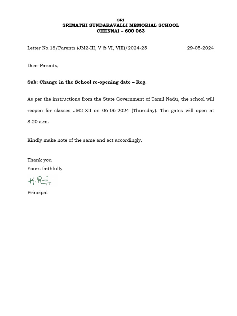 18.reopening date-JM2-XII | PDF
