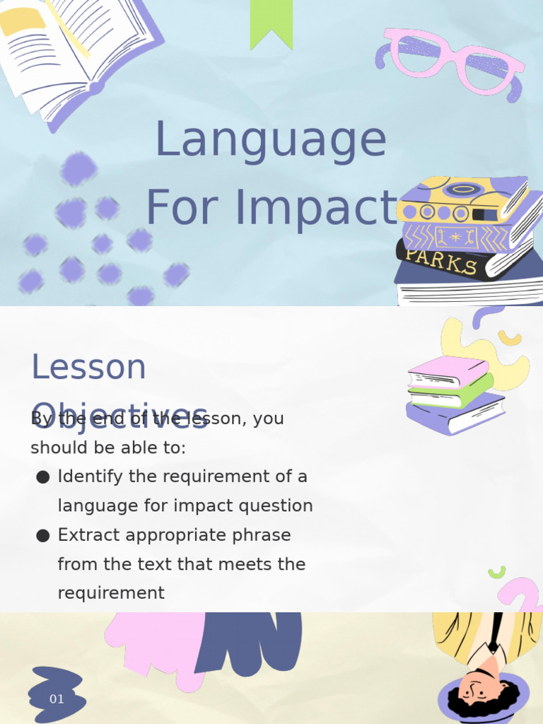 Comprehension - Language For Imapct | PDF