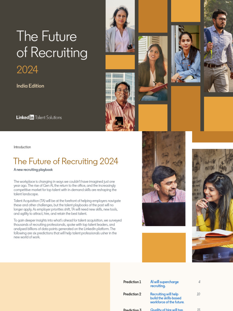 Future of Recruiting 2024 India | PDF | Recruitment | Artificial ...