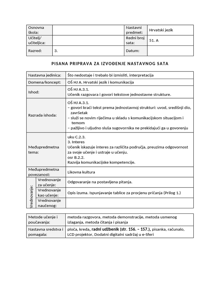 Sto Nedostaje I Trebalo Bi Izmisliti, Interpretacija | PDF