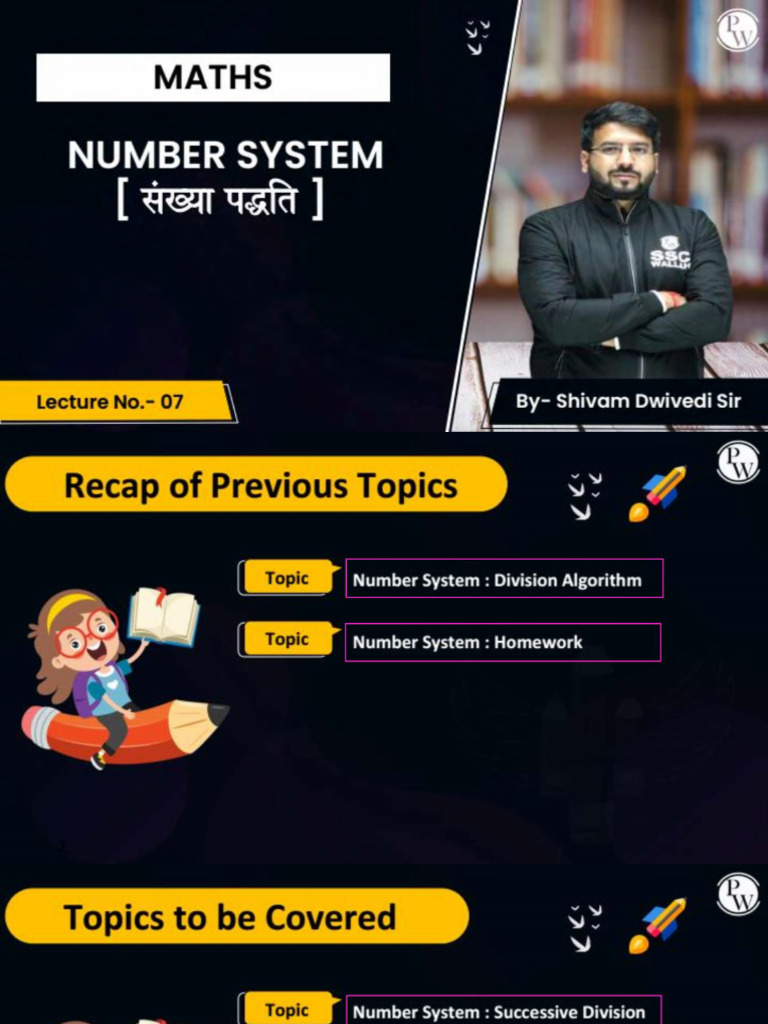 Number System 07 - Class Notes (Maths) | PDF