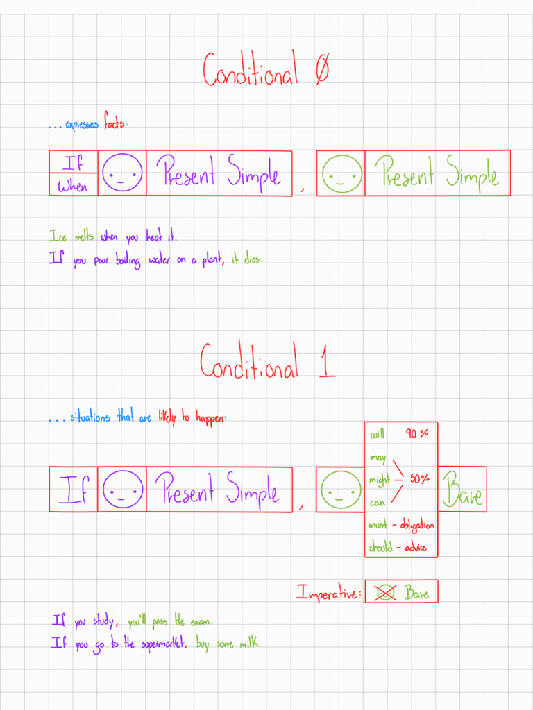 Conditionals 0 and 1 Expressions _240203_134030 | PDF