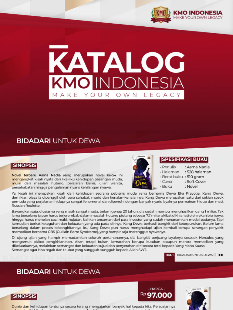 Katalog Buku Pilihan 2024 - Penerbit KMO Indonesia | PDF