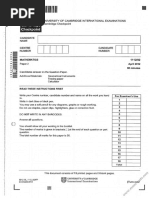 Edexcel IGCSE Math B Formula Sheet | PDF