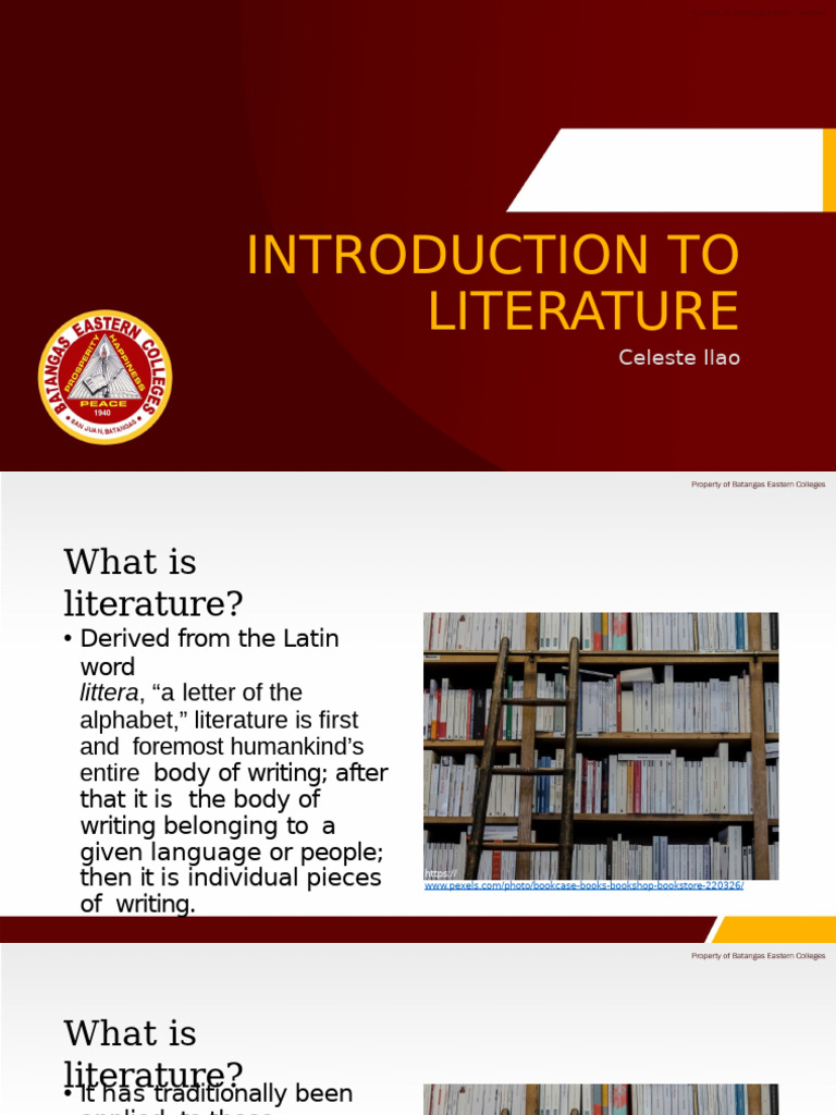 Intro to Lit | PDF | Poetry | Narrative